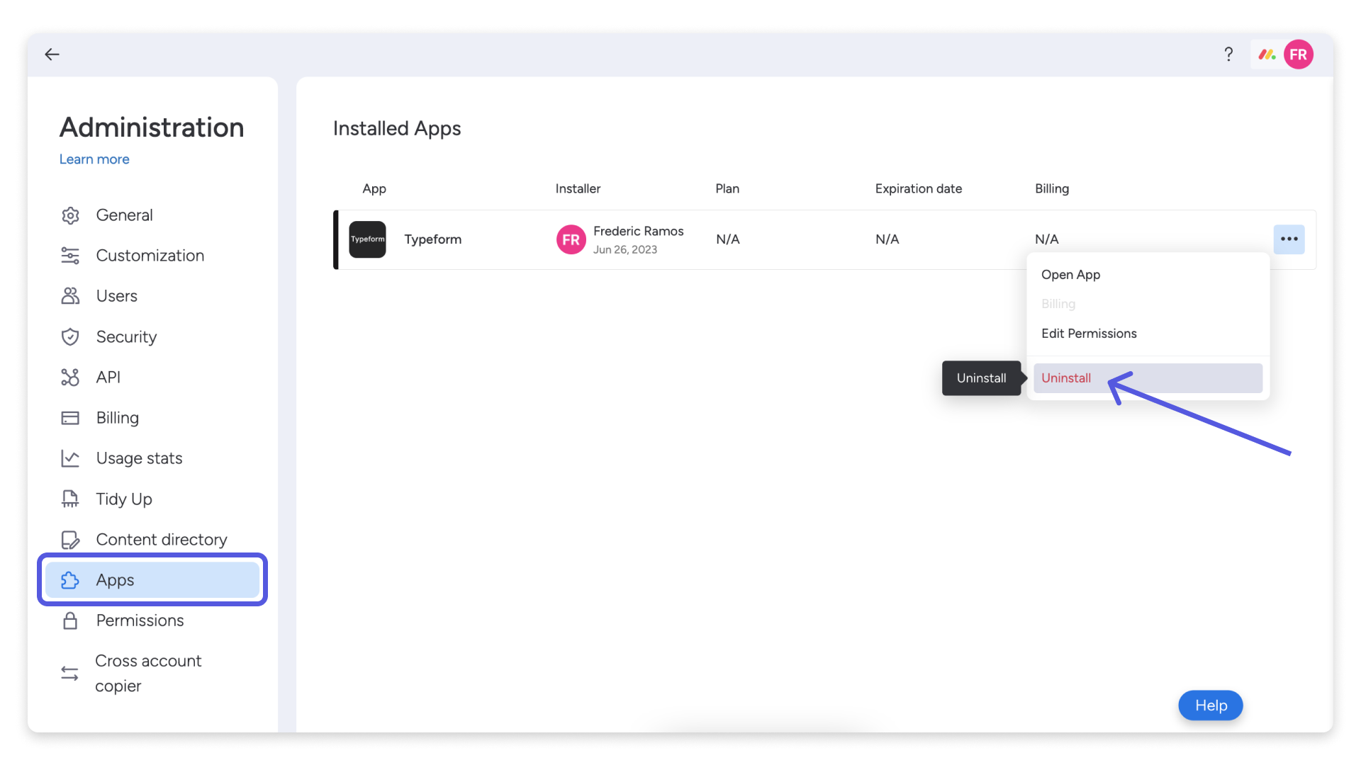 The monday apps marketplace – Support