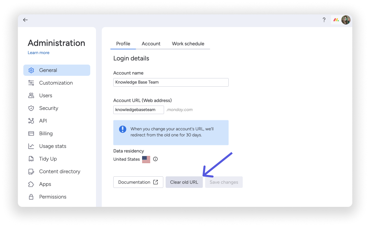 How to change your account URL and name – Support