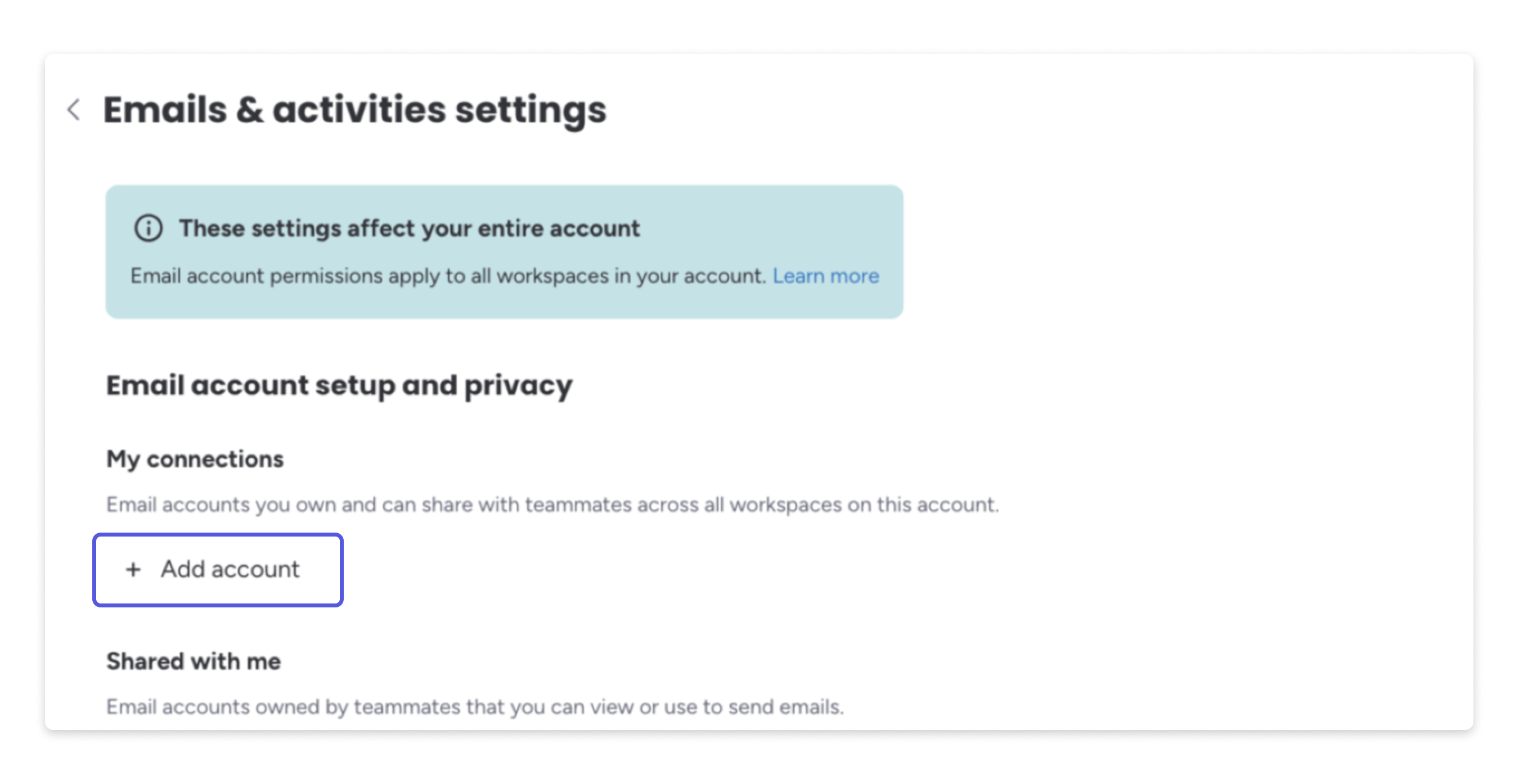 Emails & activities: how it works – Support