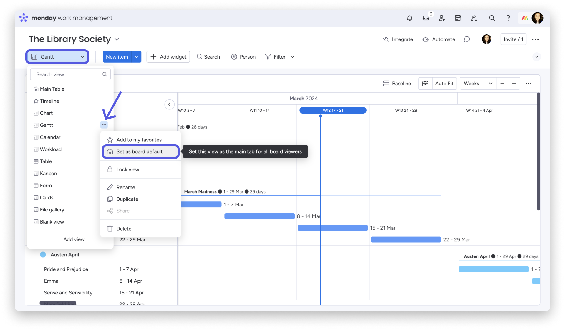 The board views – Support