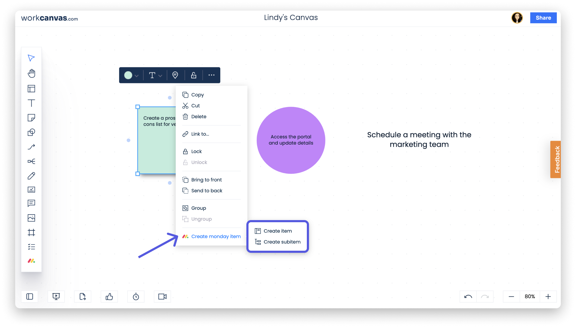 Integrate WorkCanvas with your monday boards – Support