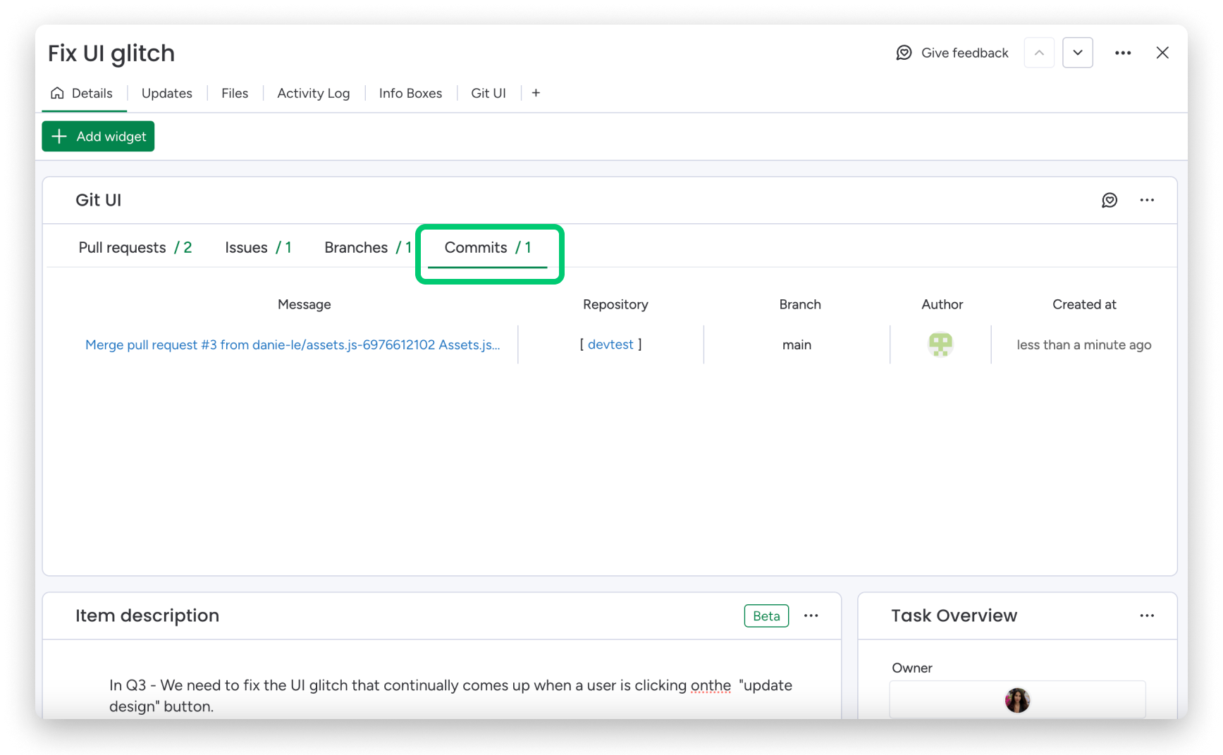 Git UI app – Support