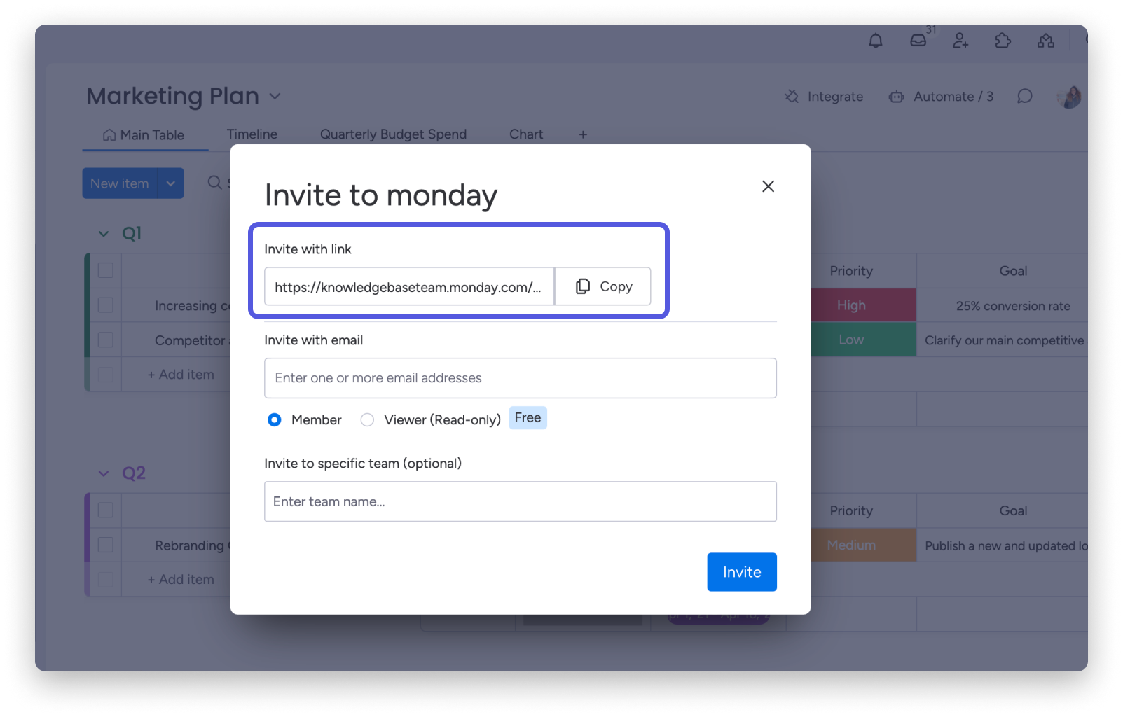 How to invite users to join an account – Support