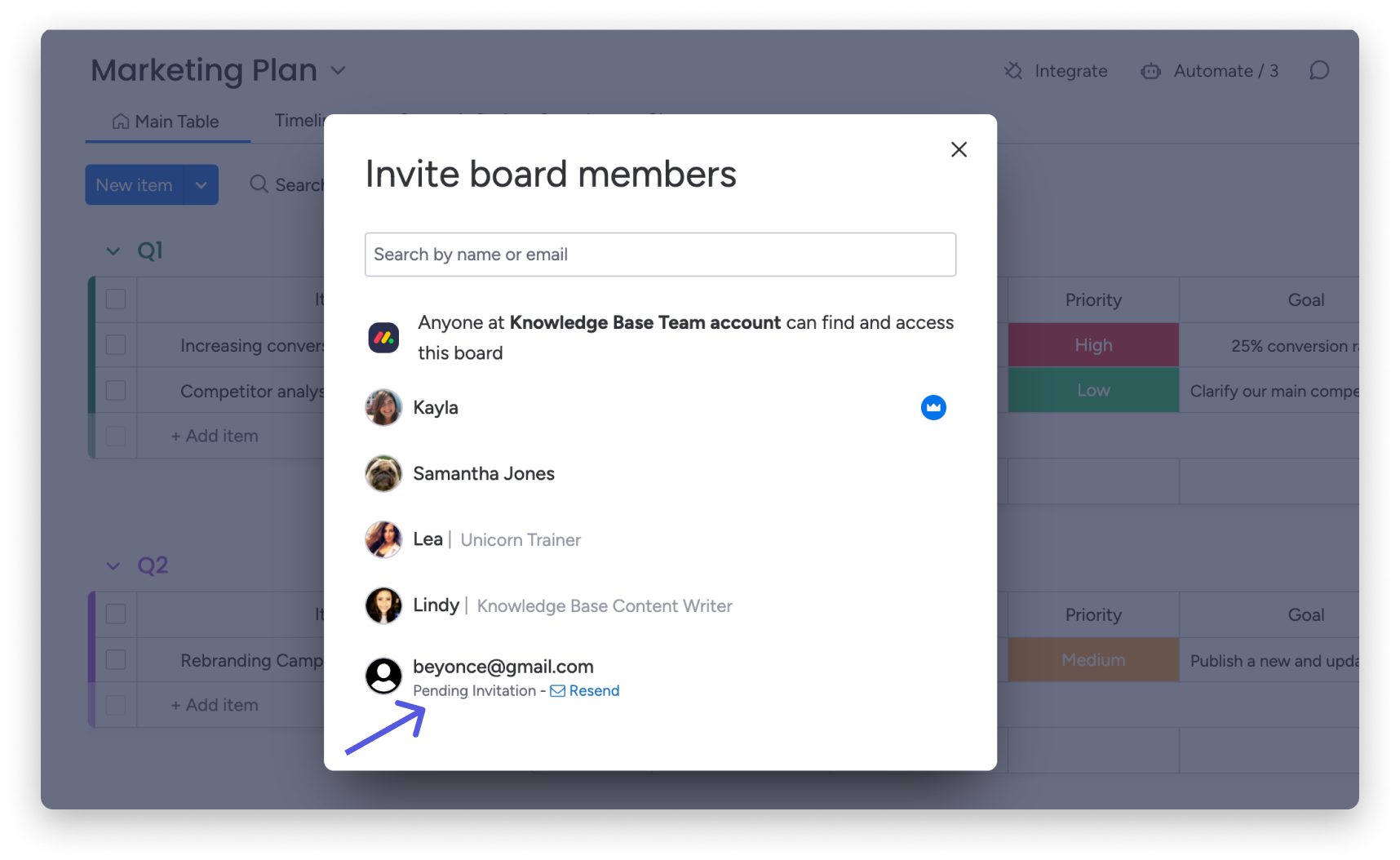 How to invite users to join an account – Support