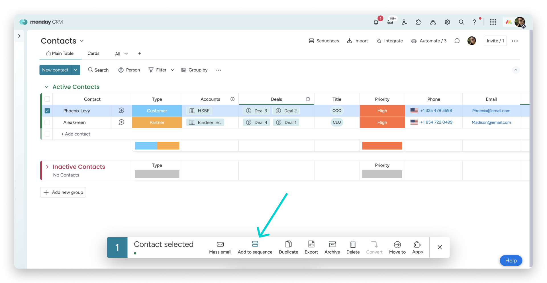 Sequences – Support