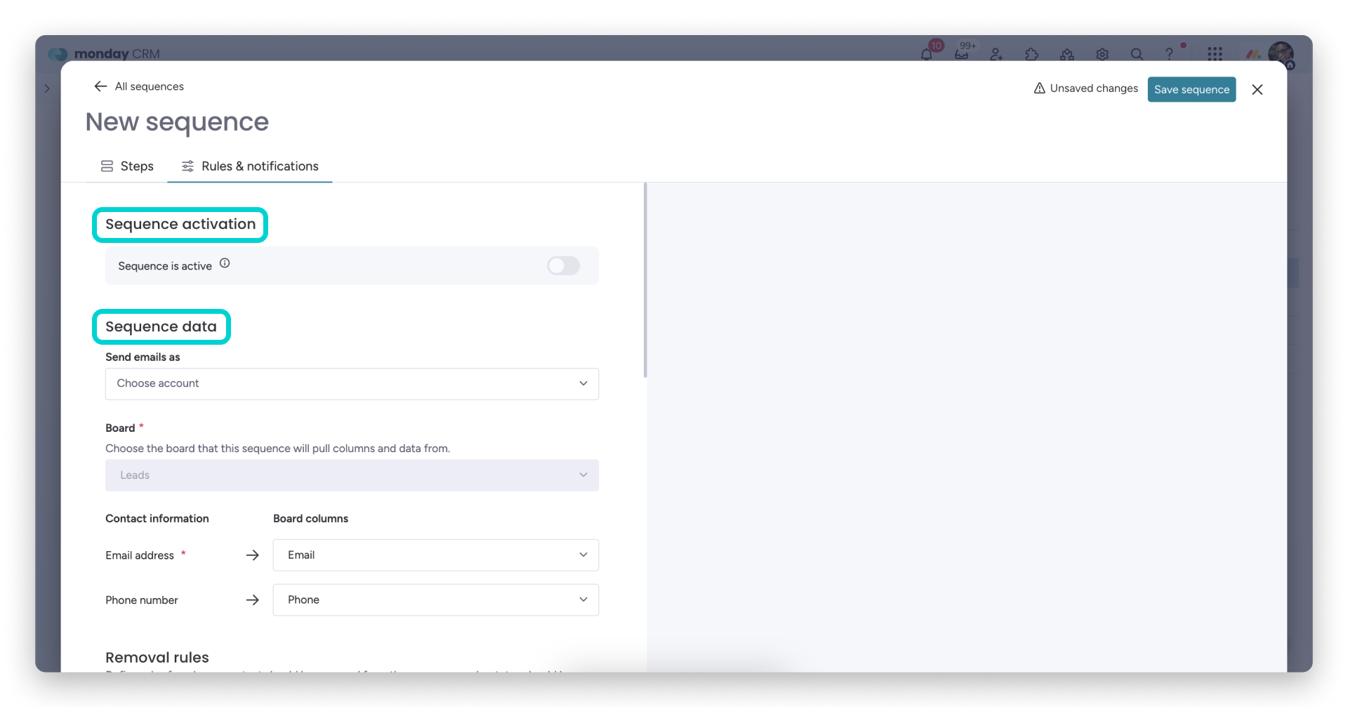 Sequences – Support