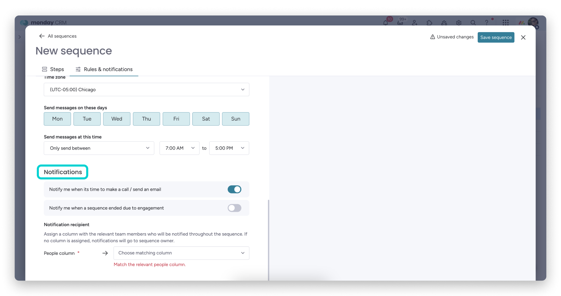 Sequences – Support