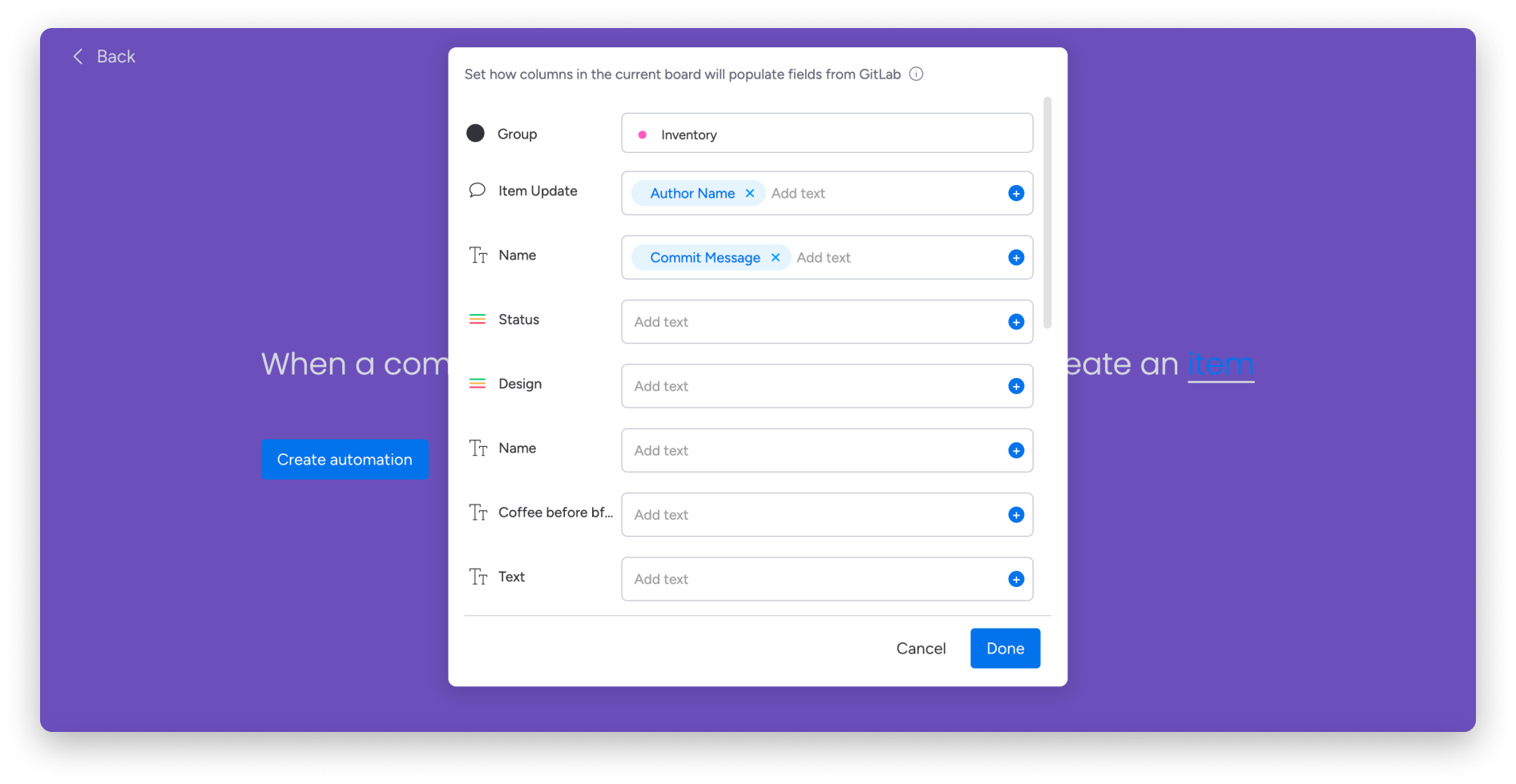 GitLab Integration – Support