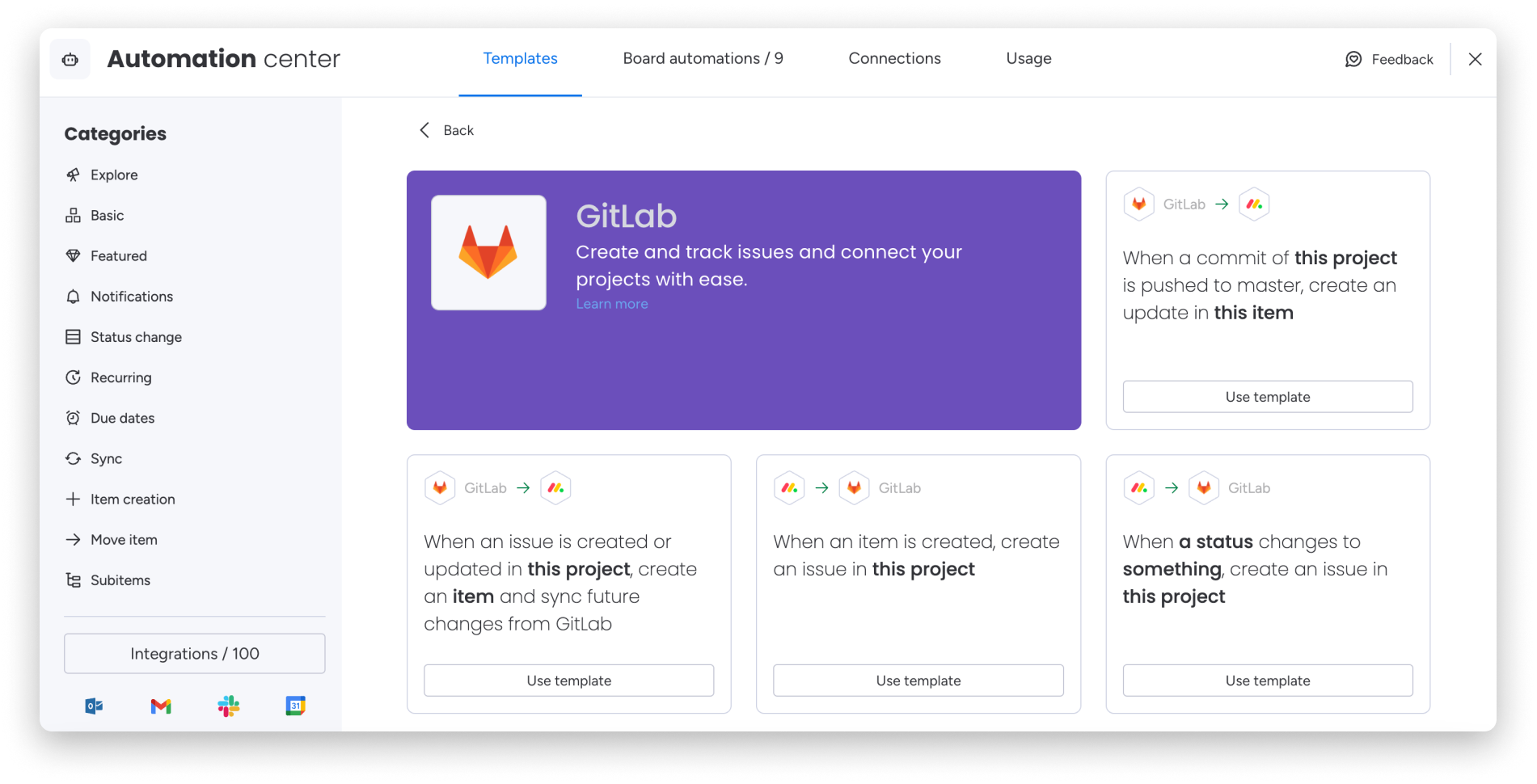 GitLab Integration – Support