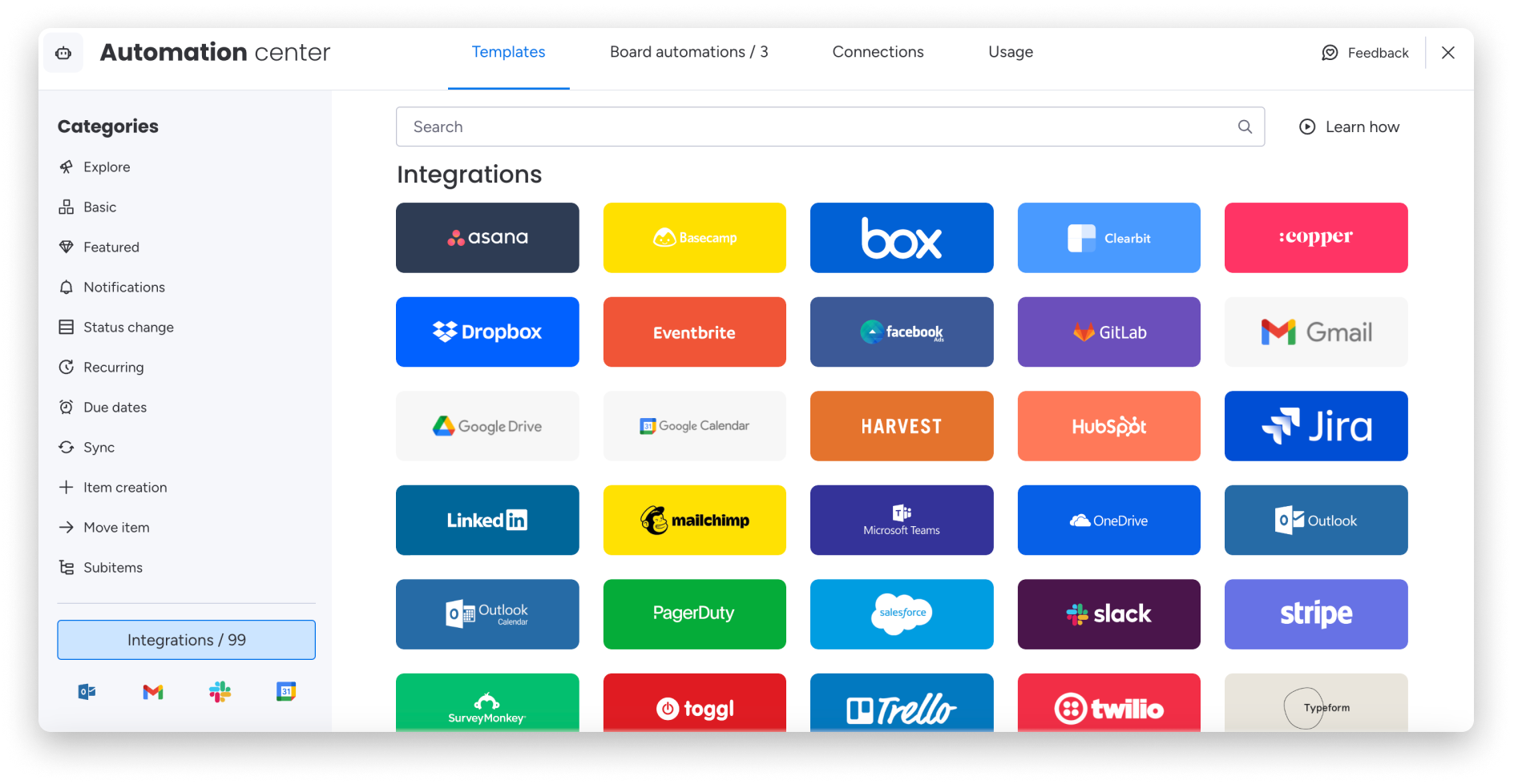 Get started with monday Integrations – Support