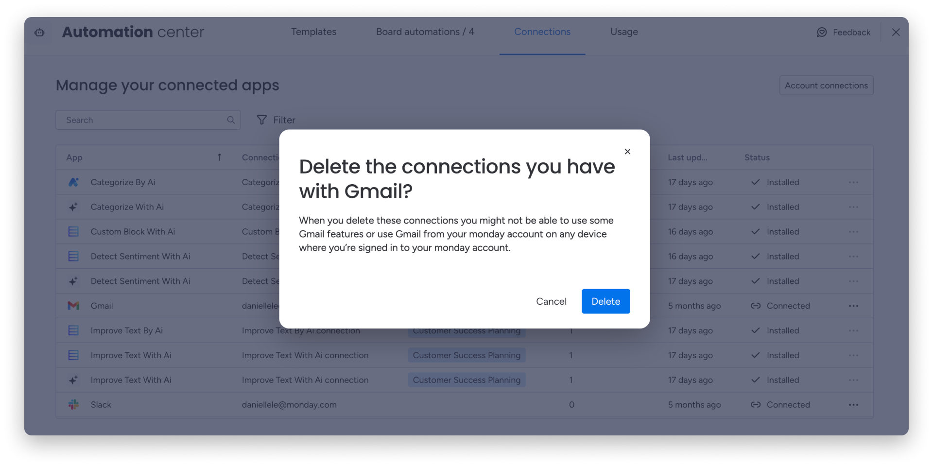 Get started with monday Integrations – Support