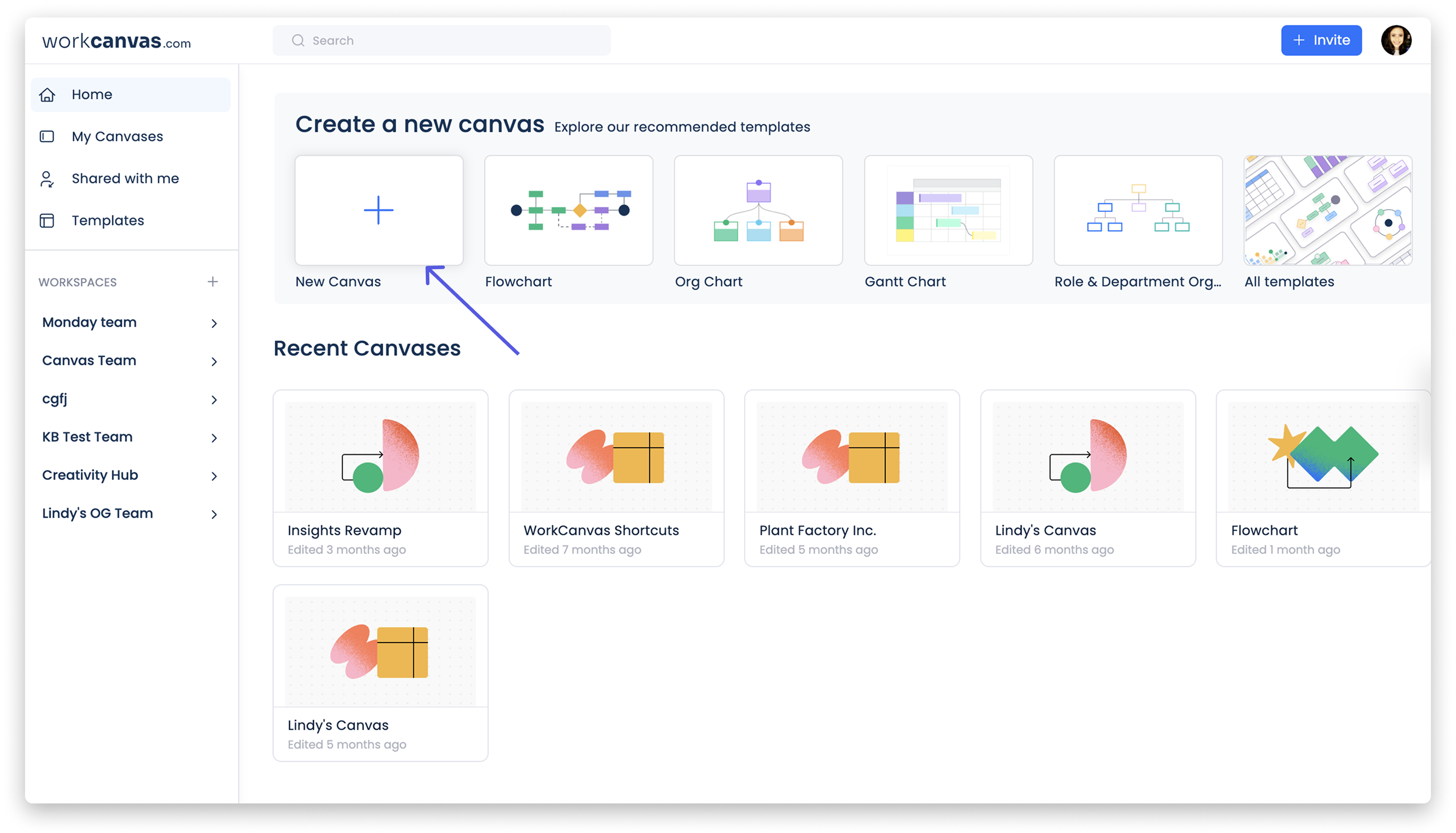 Get started with WorkCanvas – Support