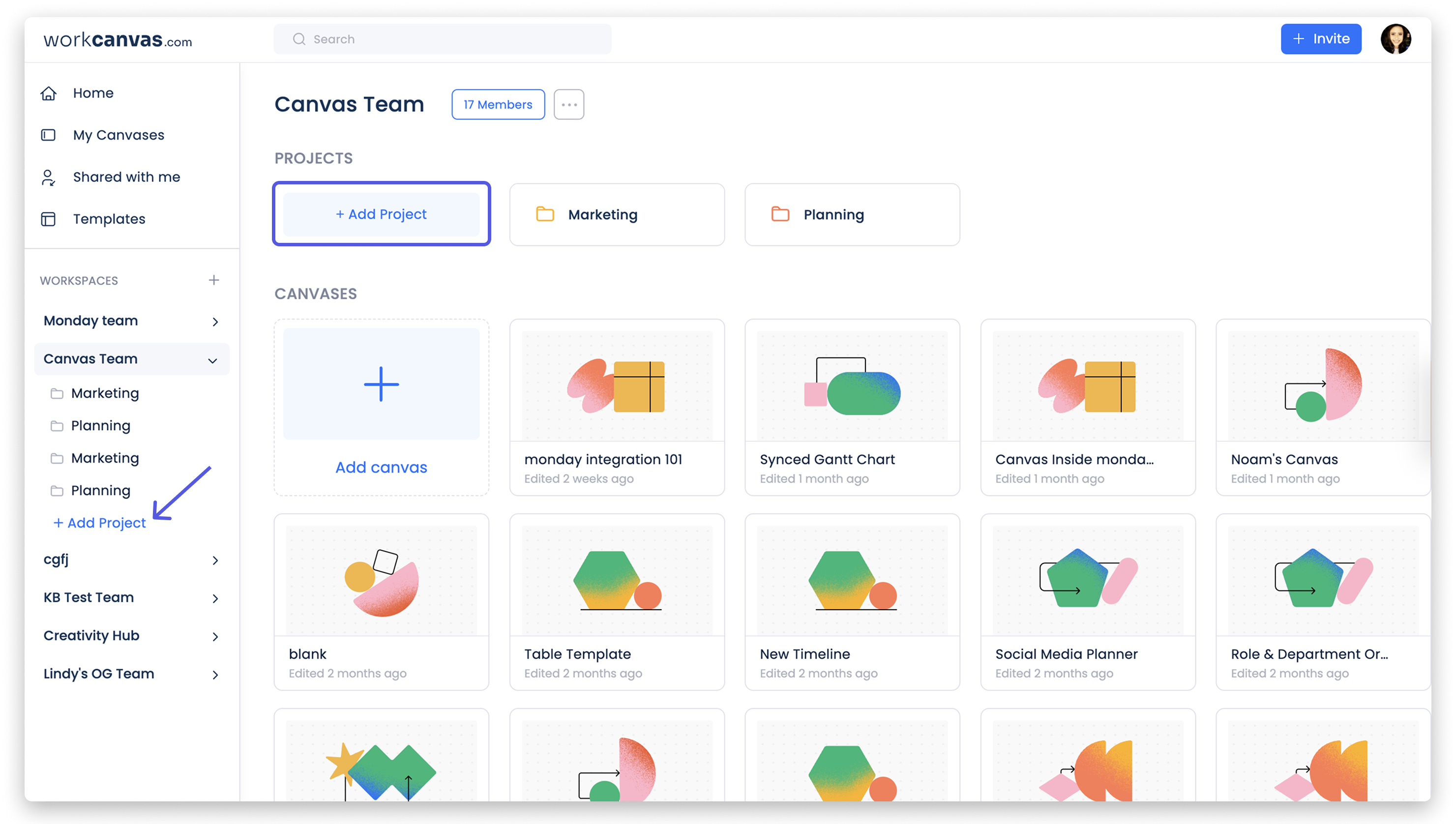 Get started with WorkCanvas – Support