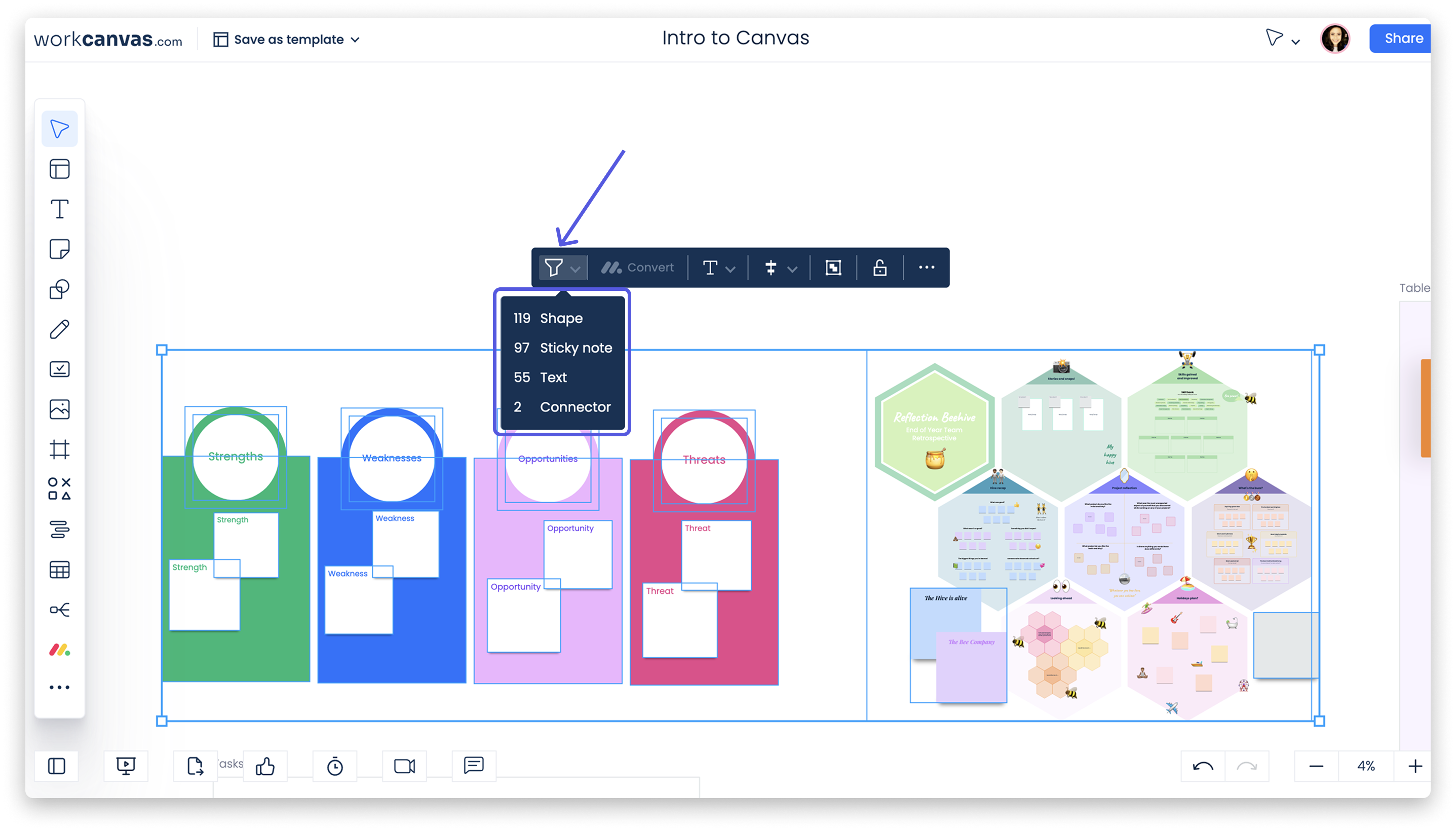 Build your WorkCanvas – Support