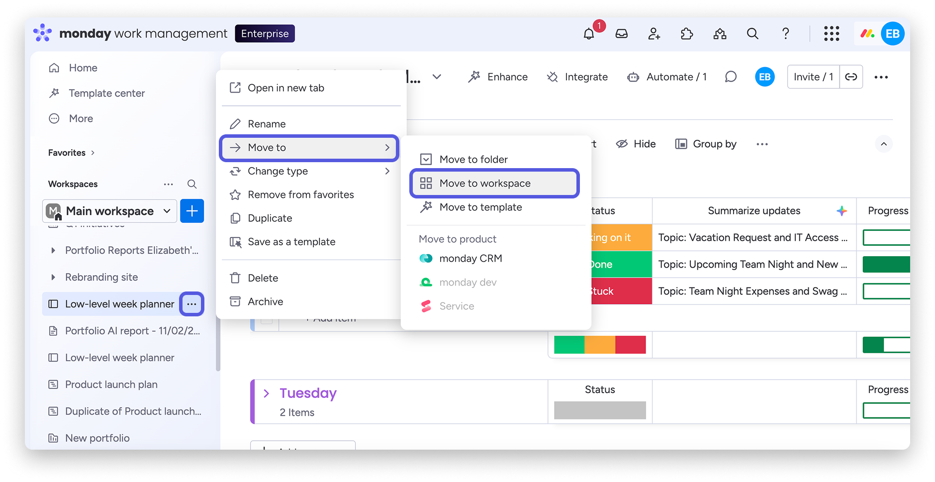 Getting started with workspaces – Support