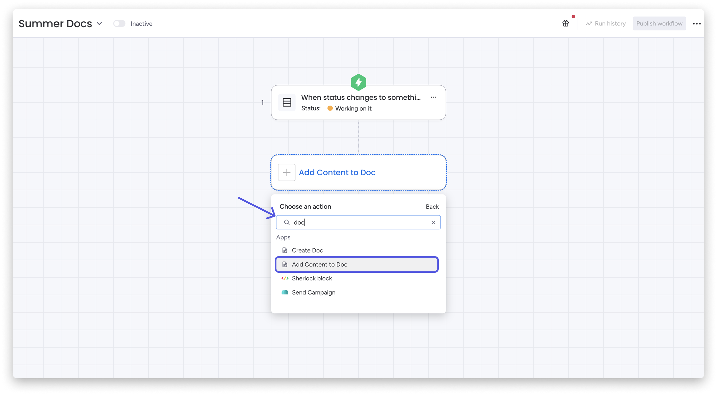 Integrate workdocs into your workflow – Support
