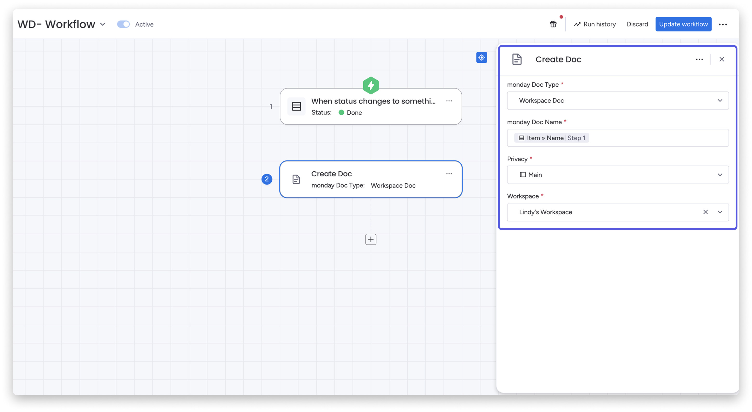 Integrate workdocs into your workflow – Support