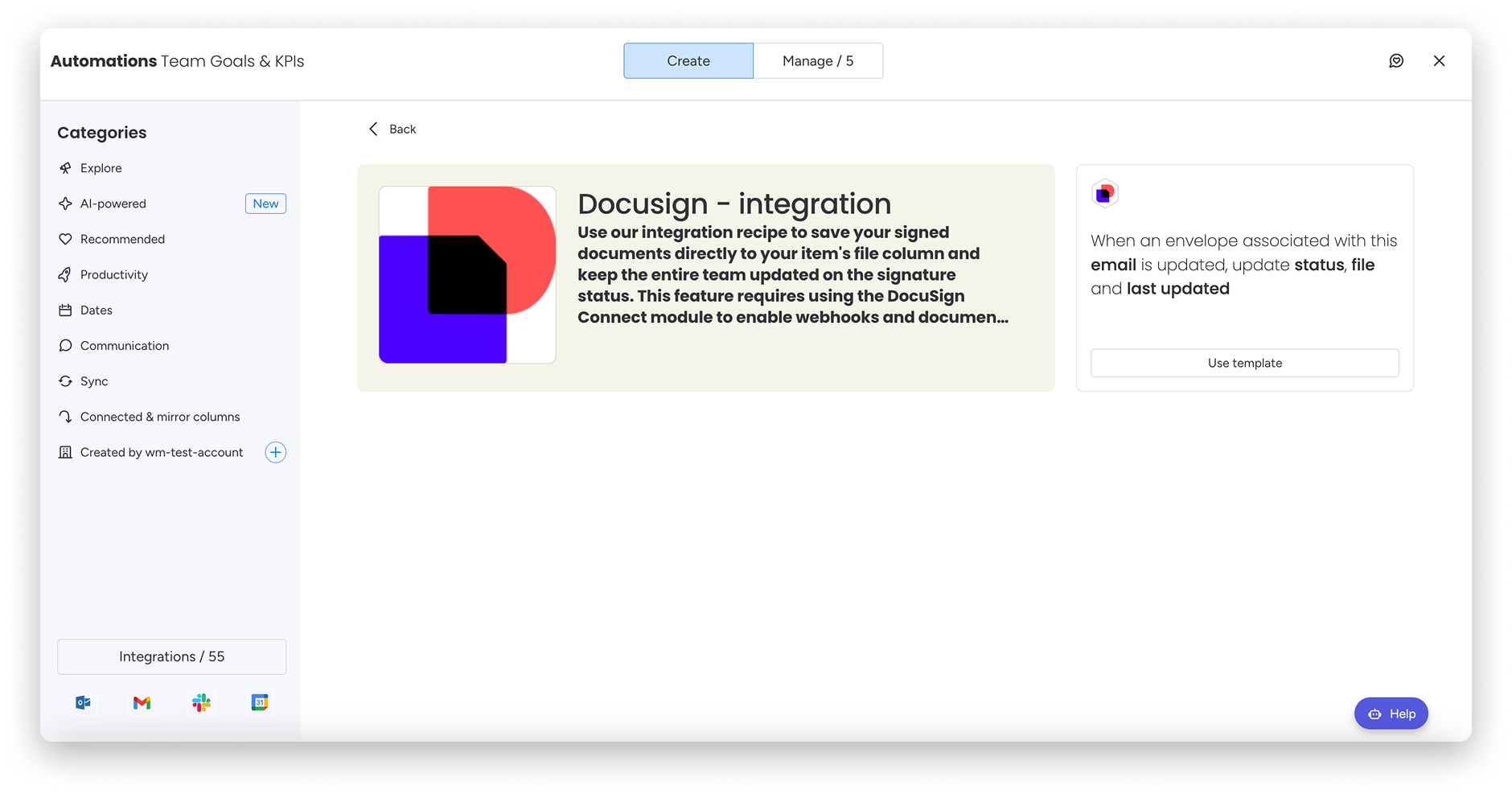 DocuSign app – Support
