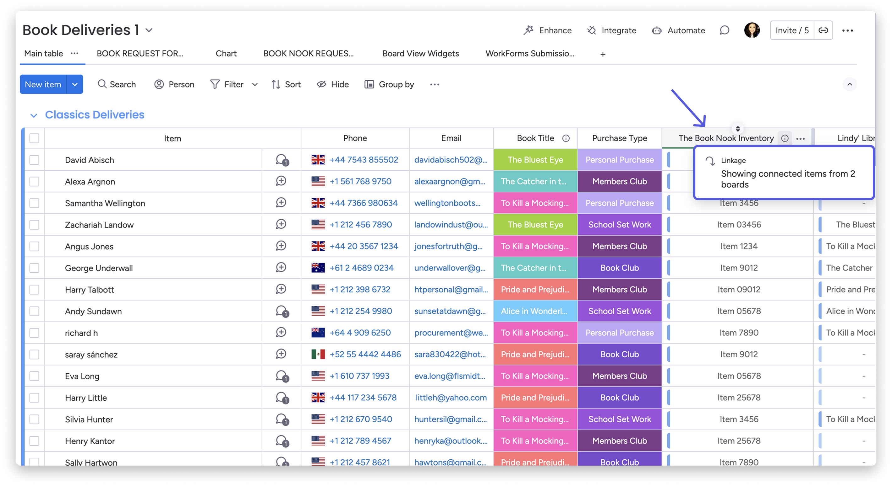 WorkForms question types – Support
