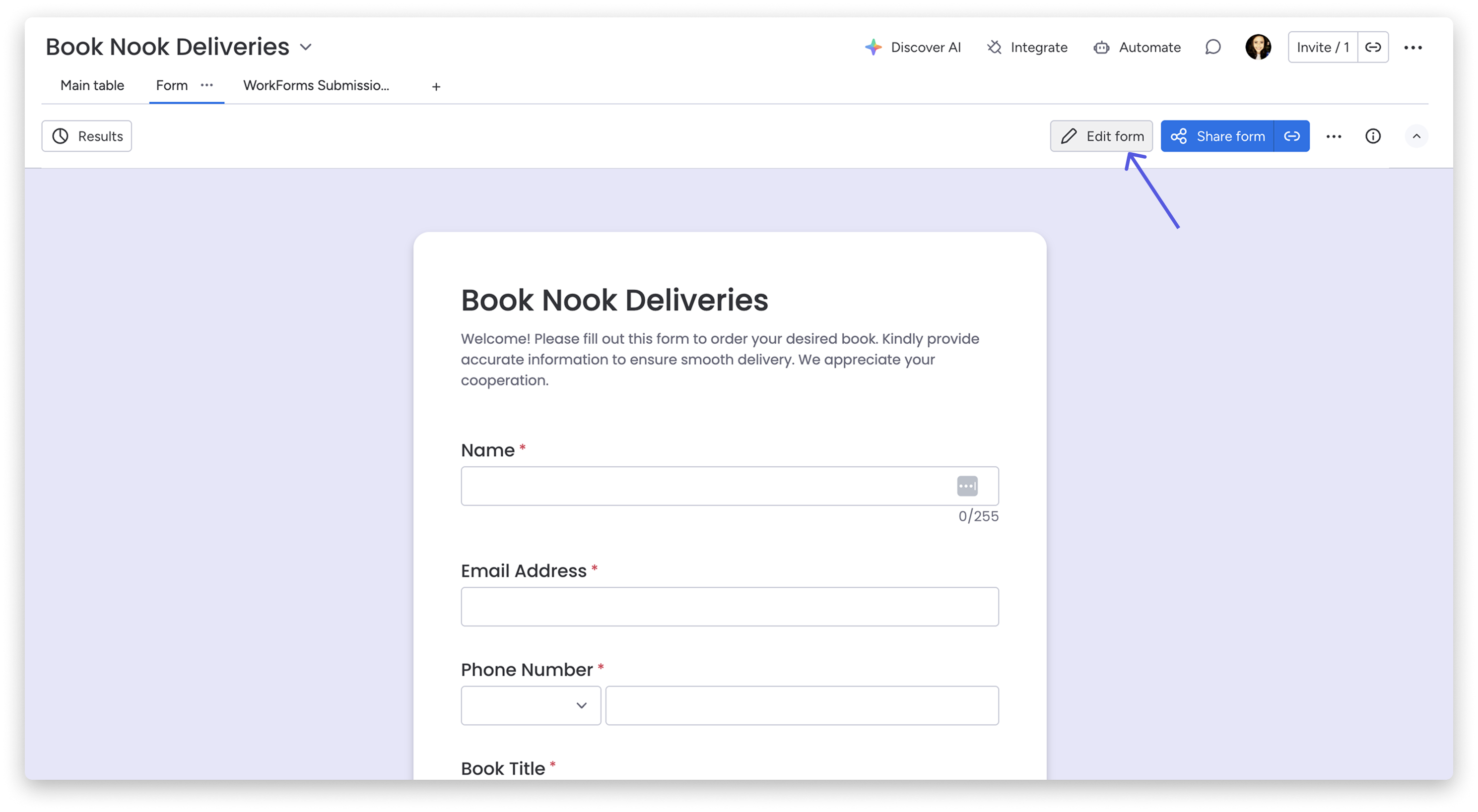 Construire un WorkForm avec l'IA – Support