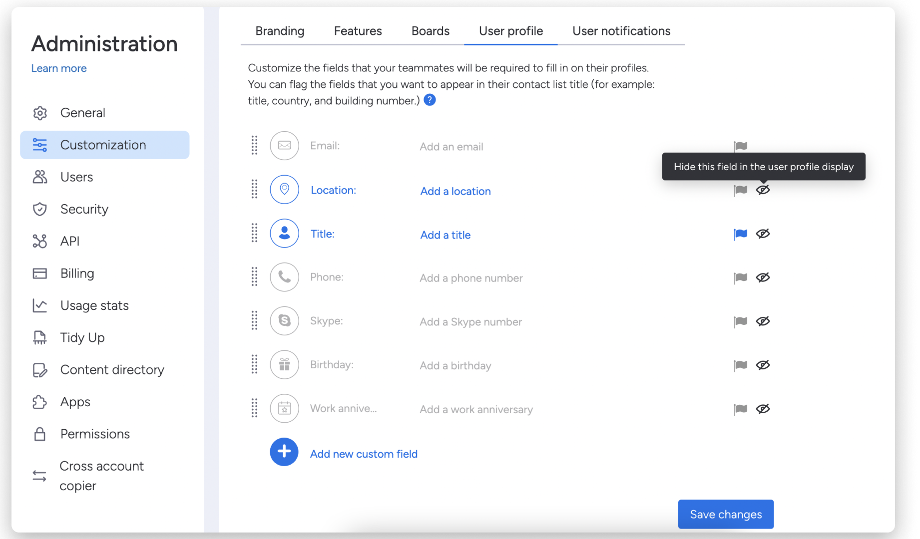 How to customize your profile – Support