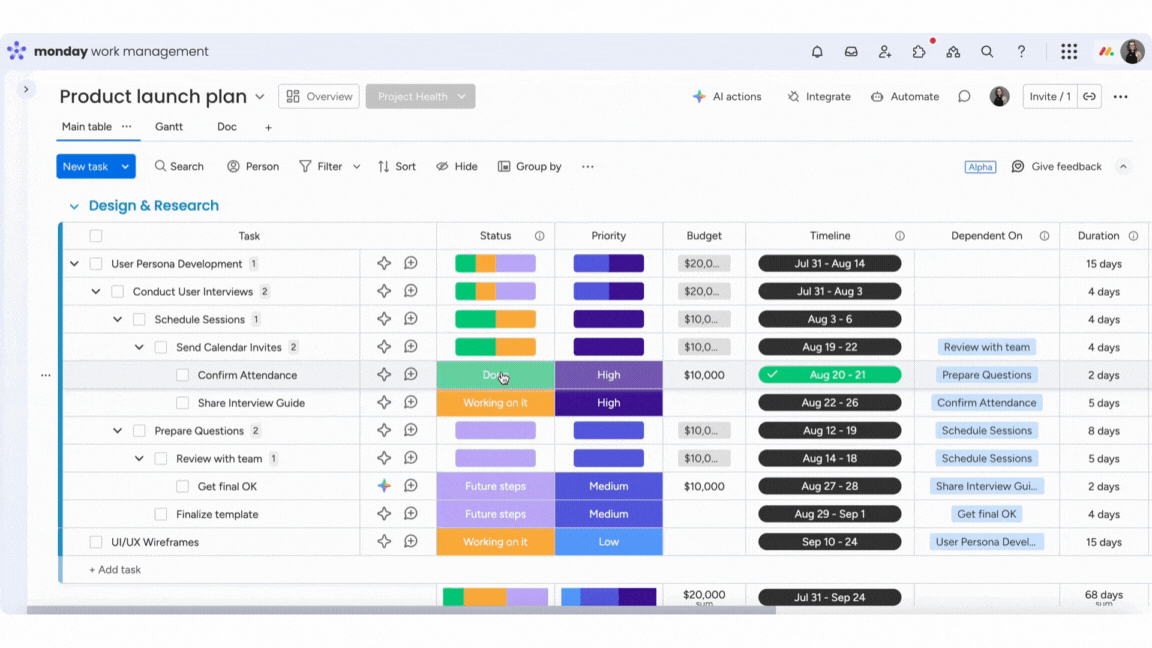 Multiple levels of subitems on monday.com – Support