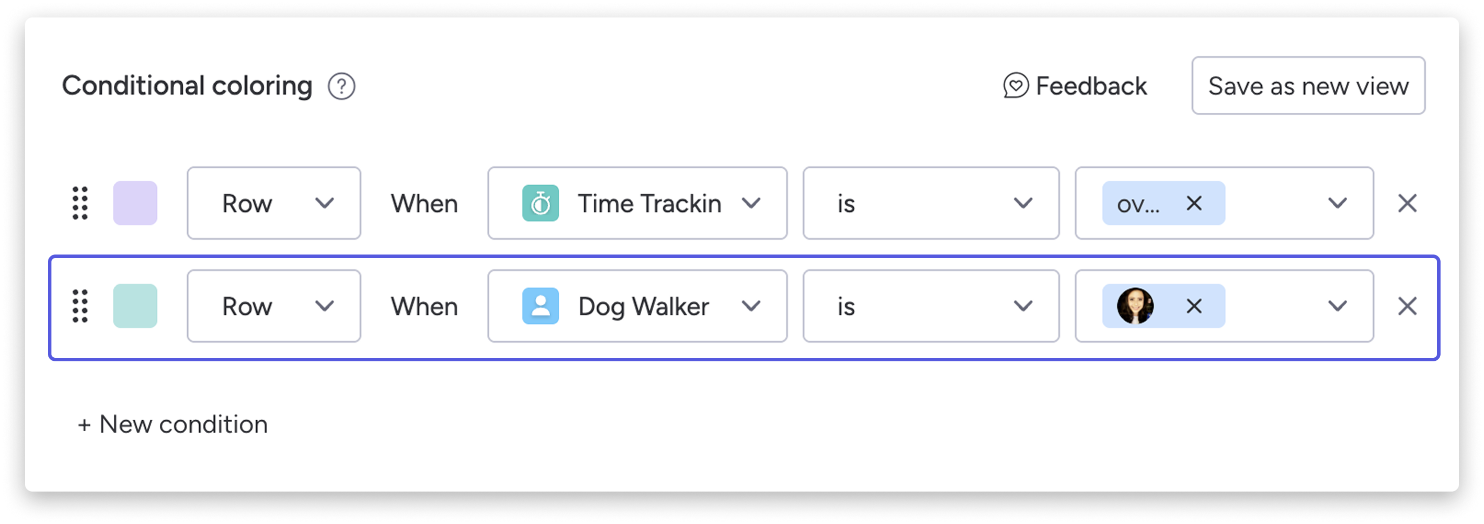 Conditional Coloring – Support