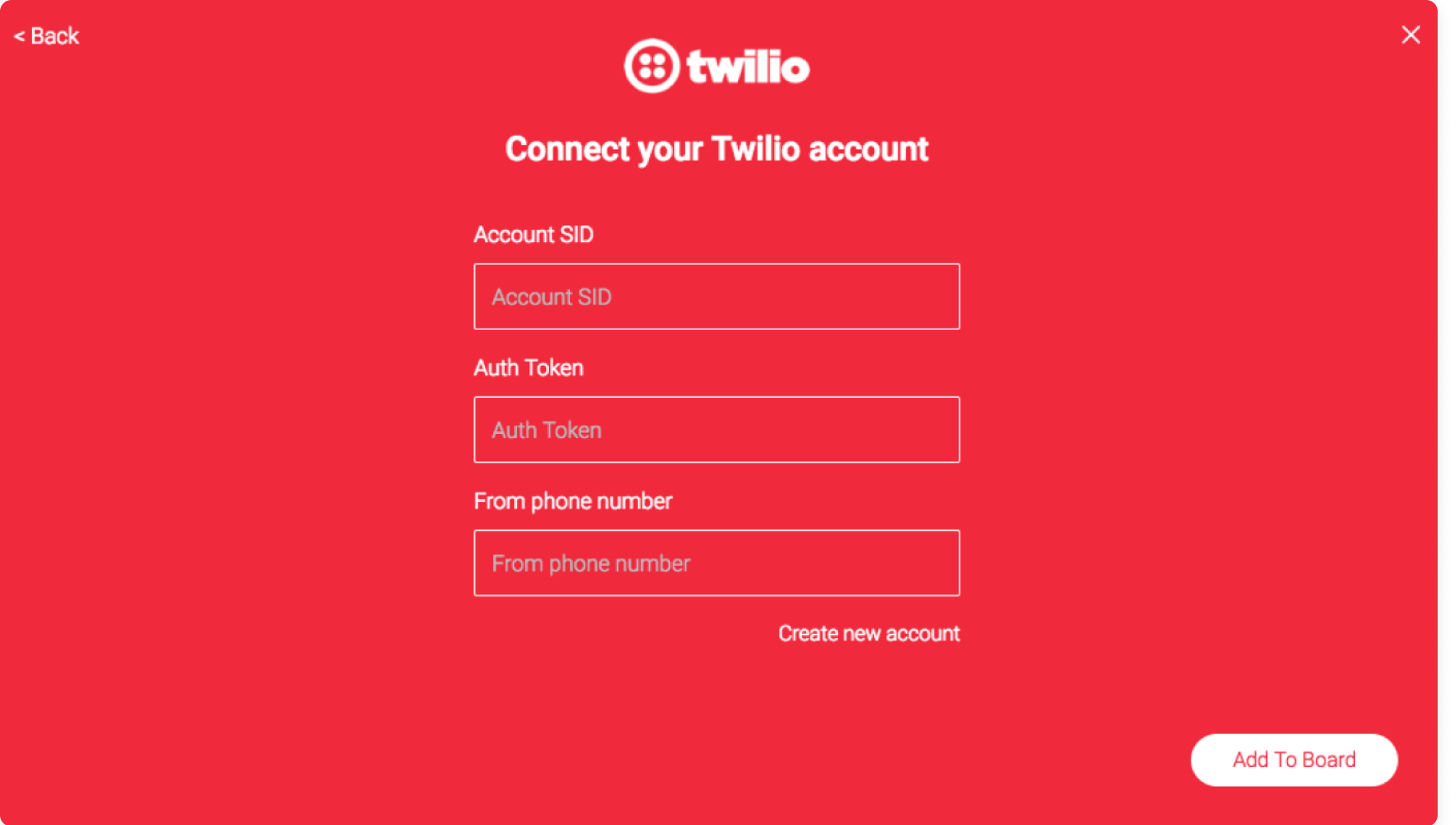 Twilio Integration – Support