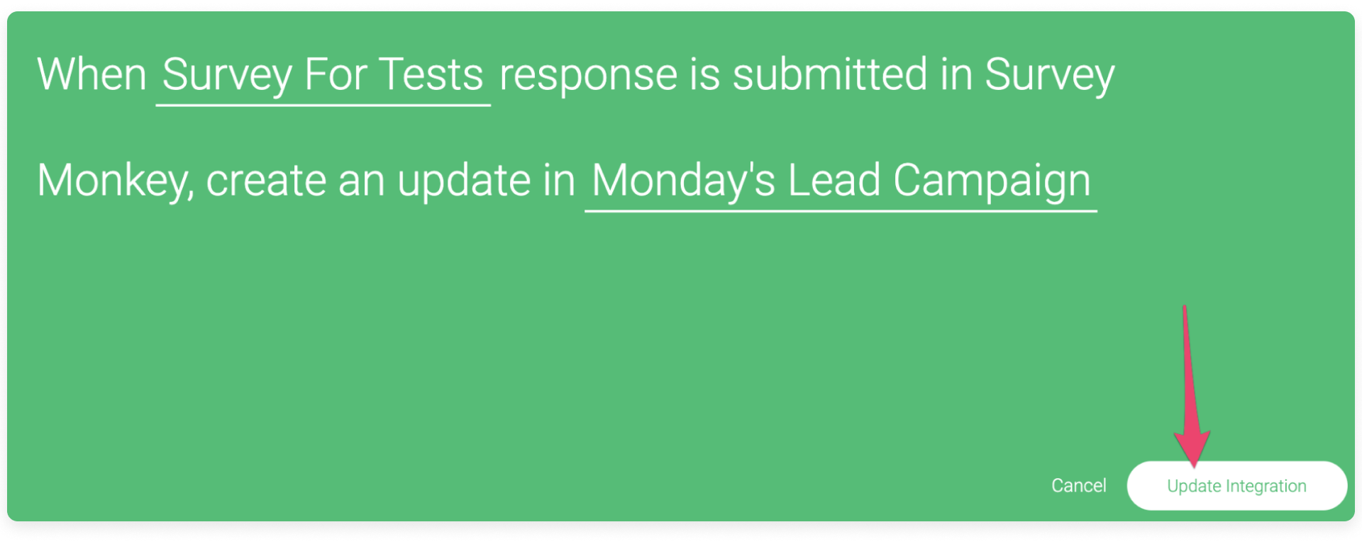 SurveyMonkey Integration – Support