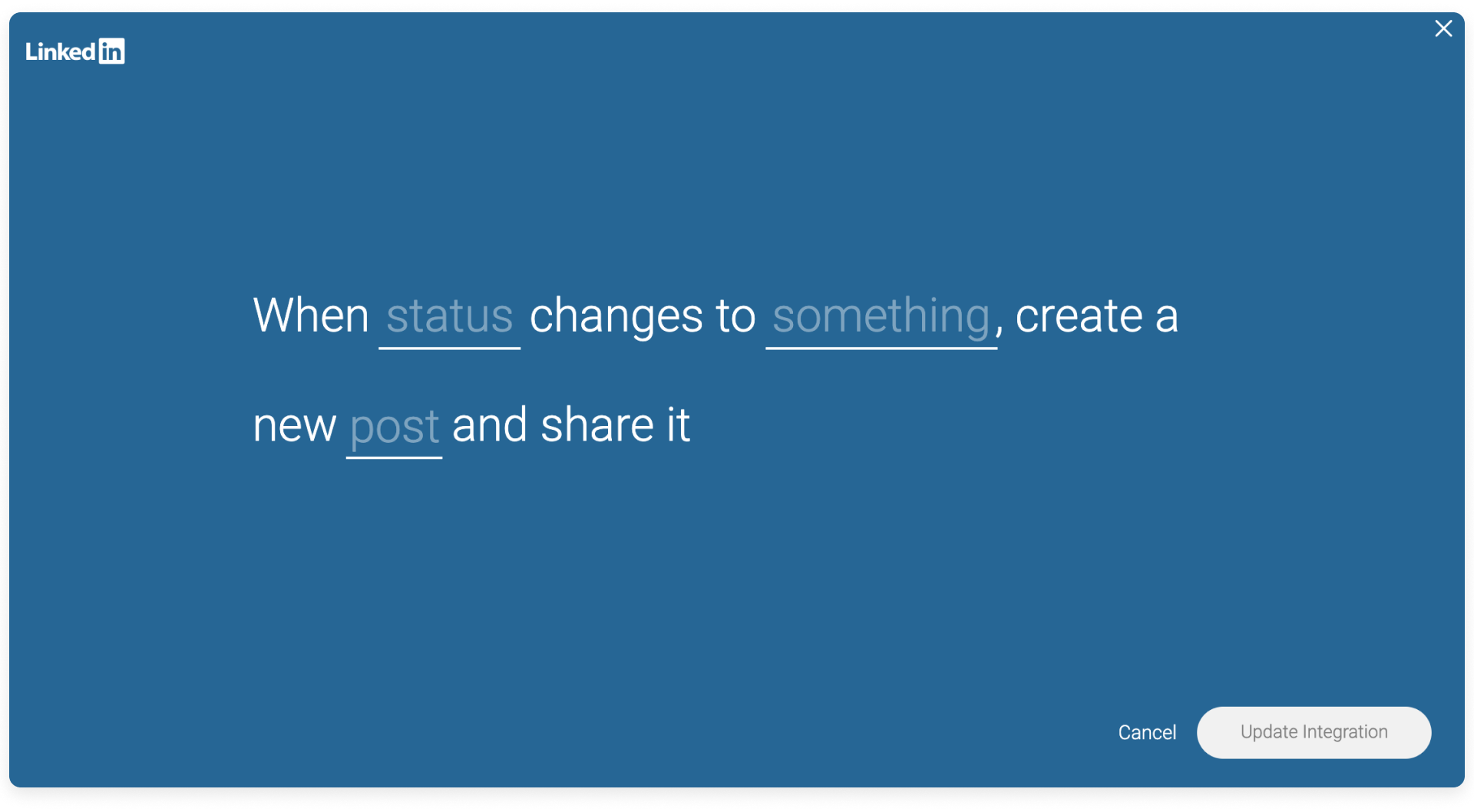 LinkedIn Integration – Support