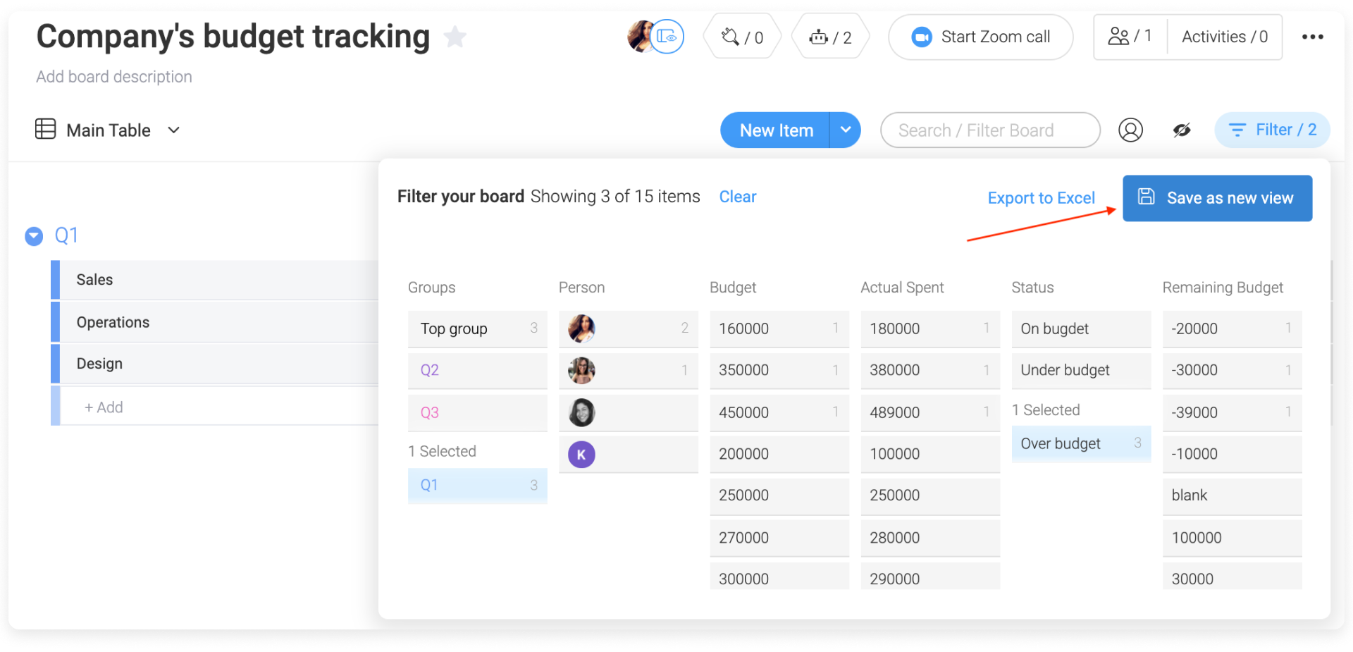 Basic reporting with monday.com – Support