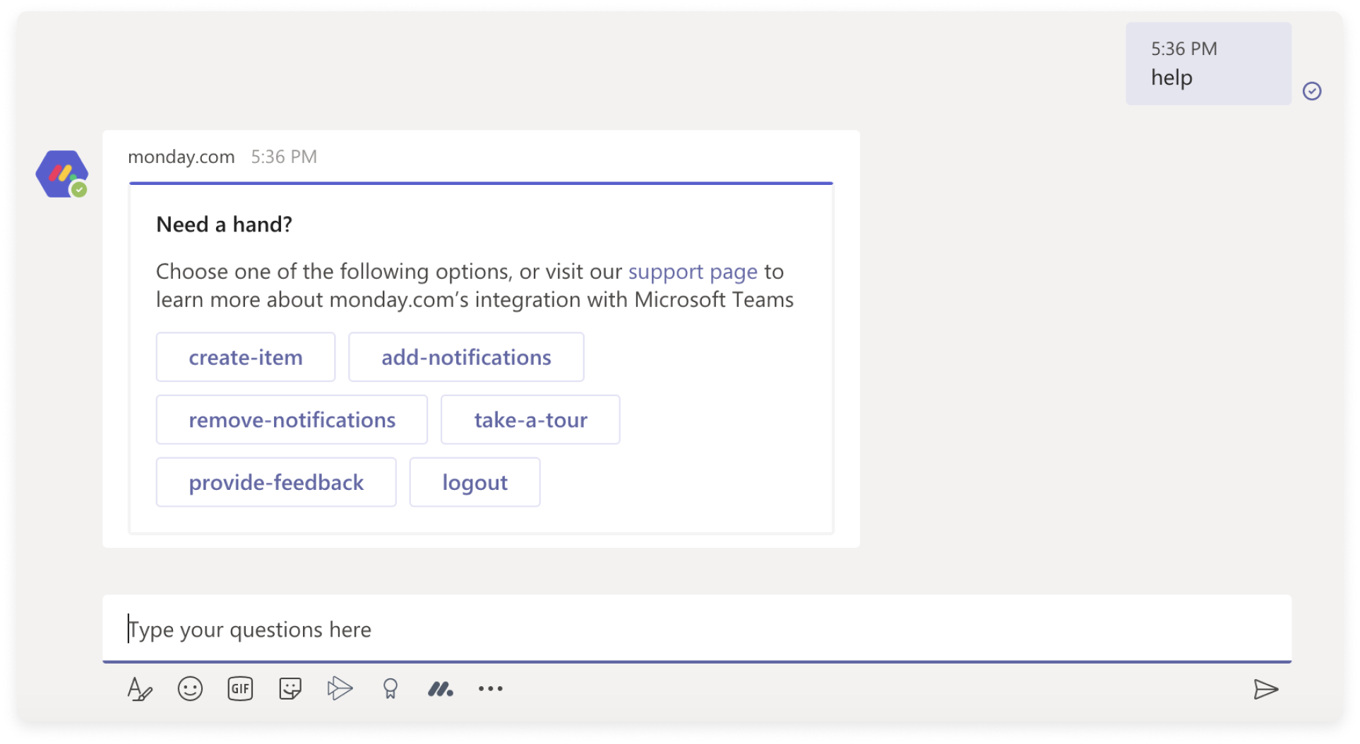 Microsoft Teams App – Support