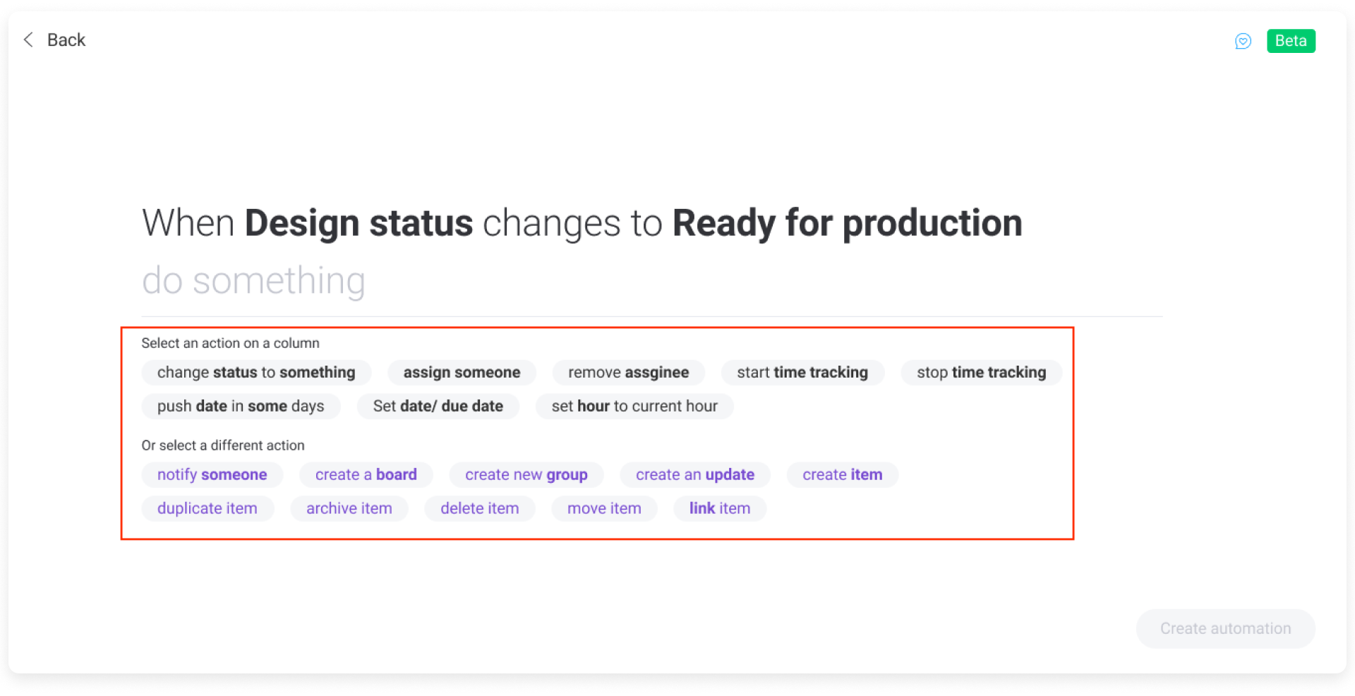 Build your own custom automation – Support