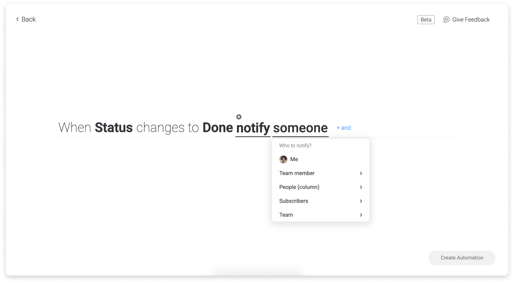 Build your own custom automation – Support