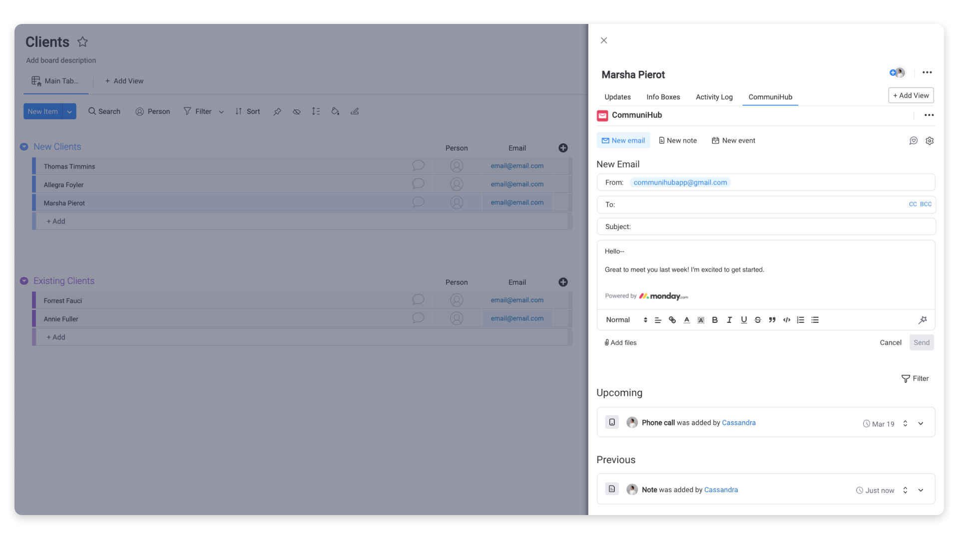 How to send or receive emails with monday.com – Support