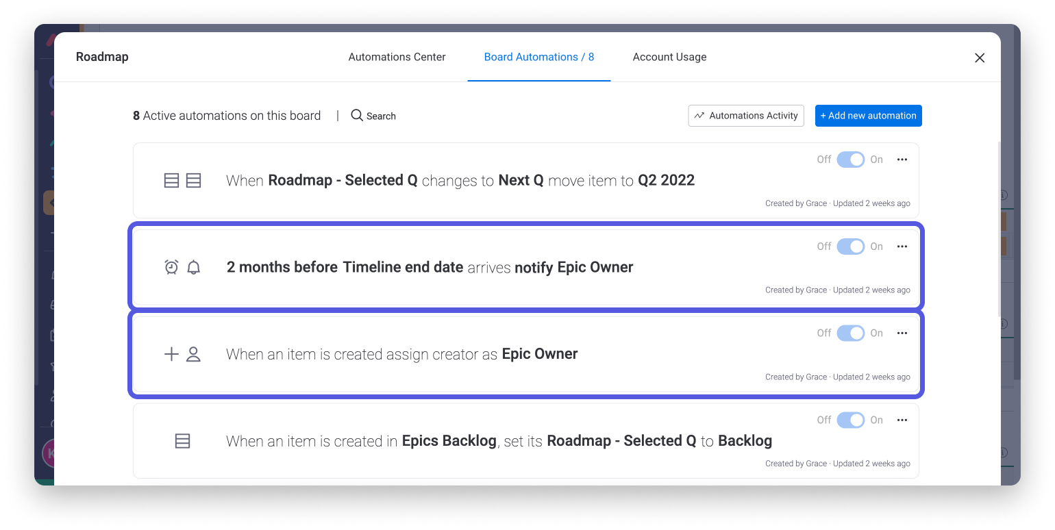 Planning epics with monday dev – Support
