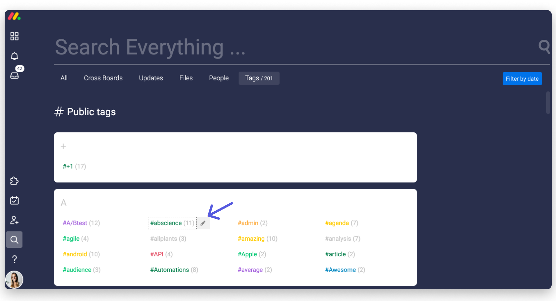 The Tags Column – Support