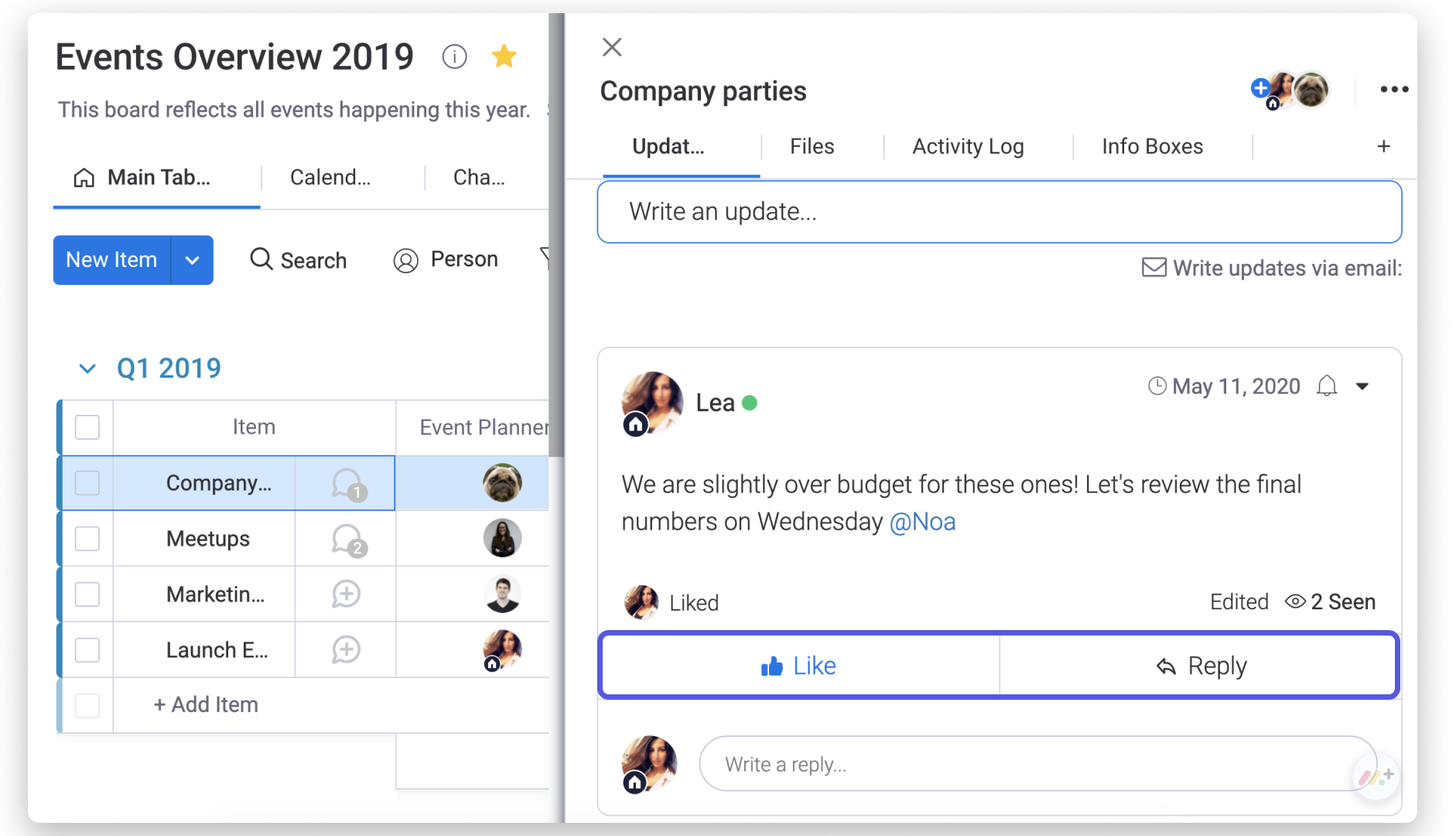 The Updates Section – Support