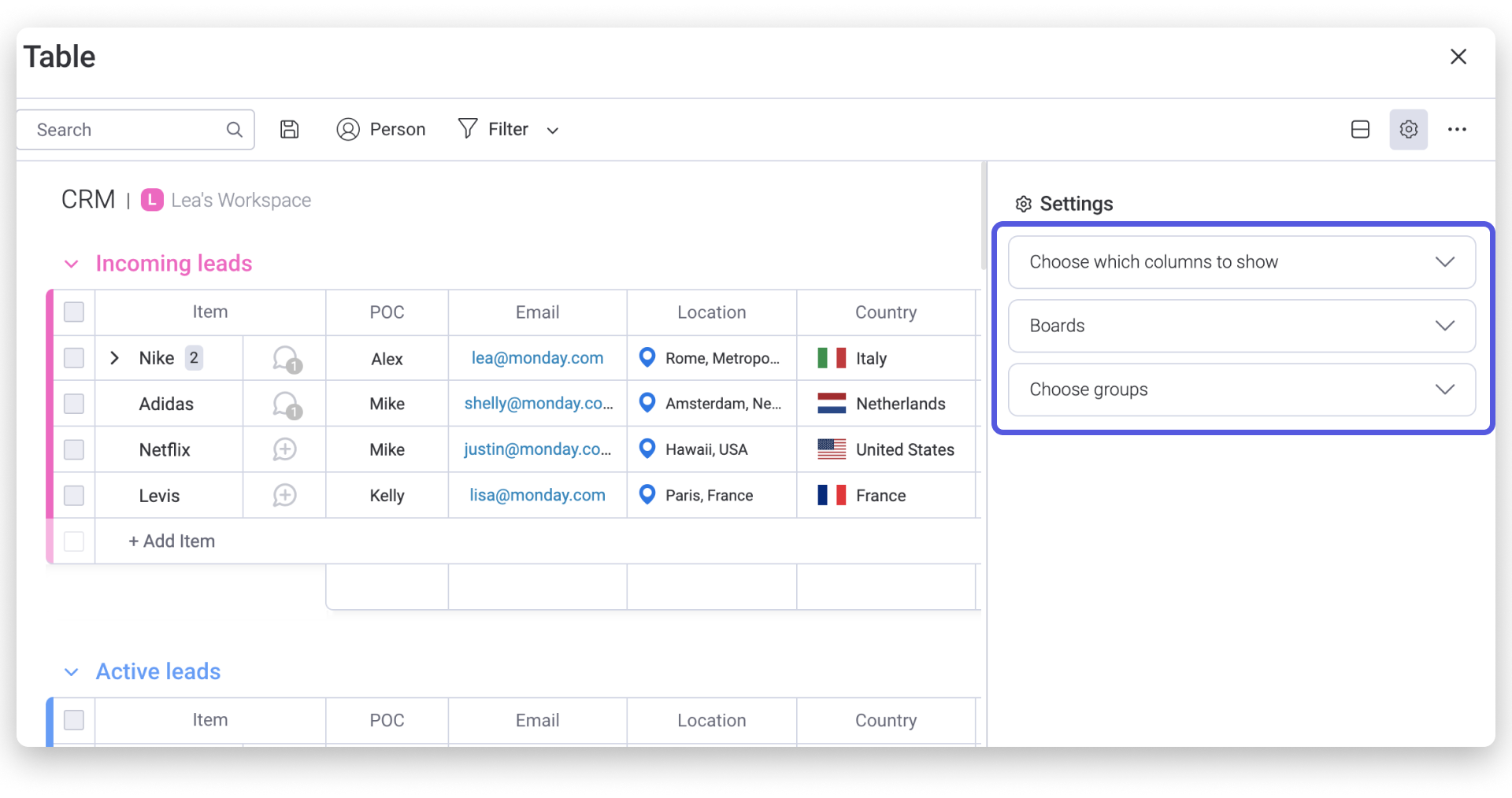 テーブルウィジェット – Support
