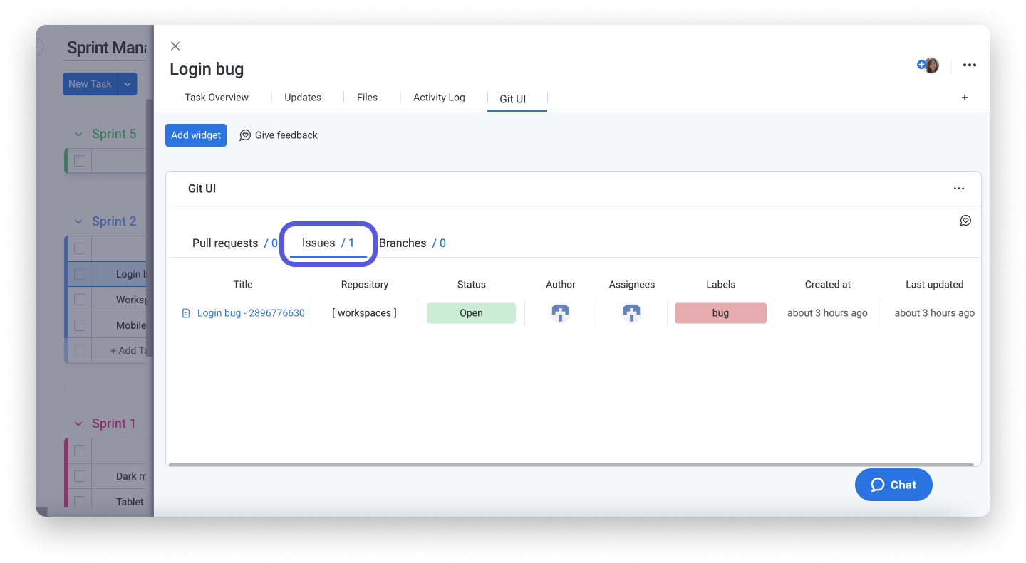 Git UI app – Support