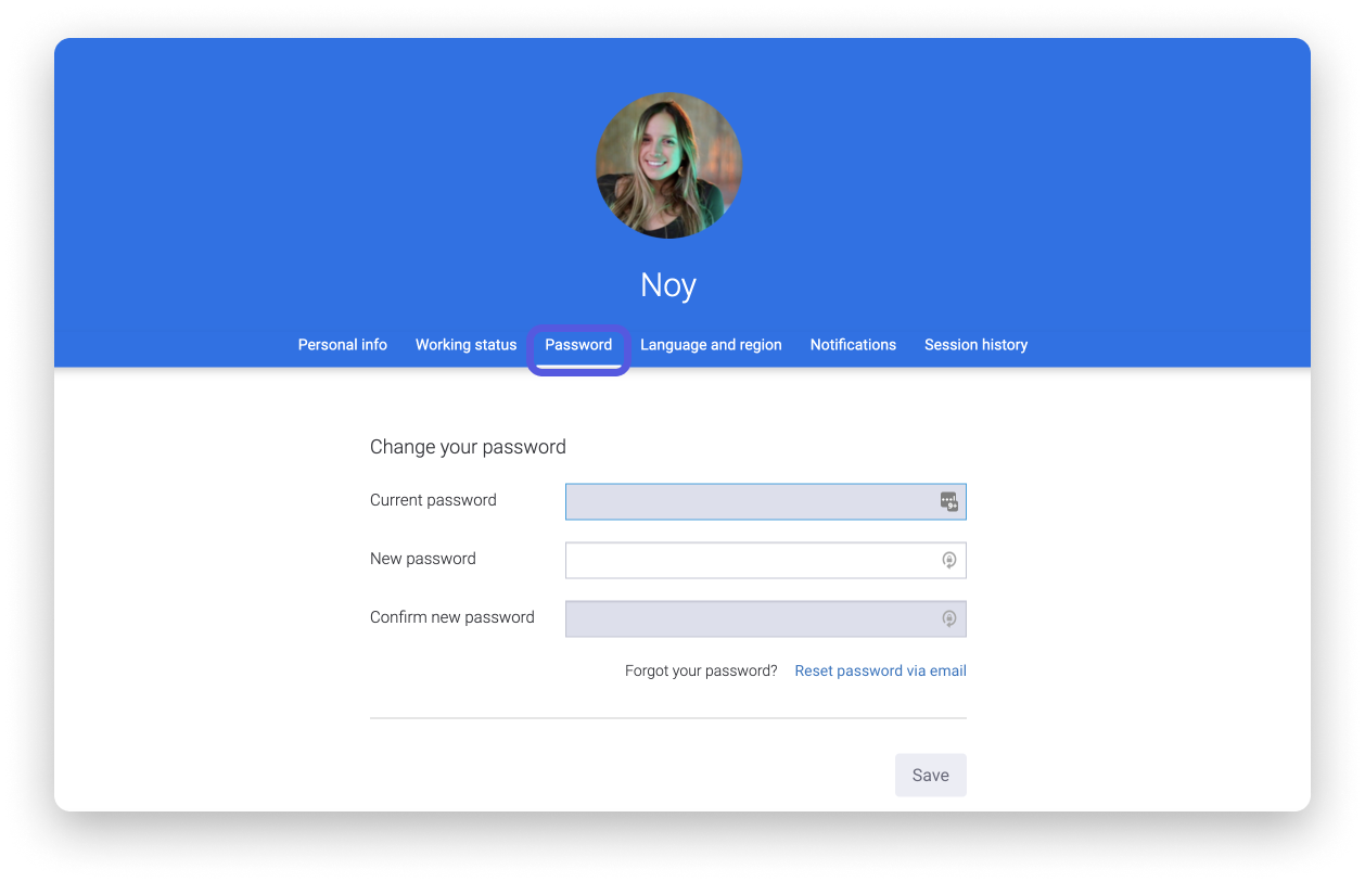 How to change your email or password – Support