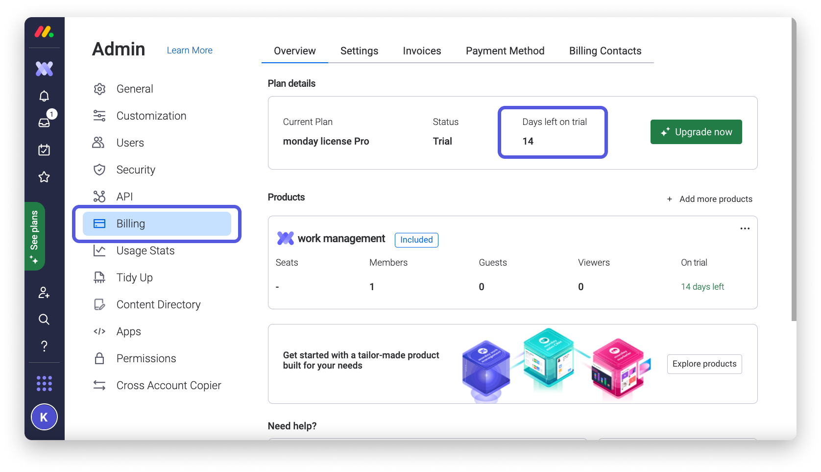 All about the monday.com free trial – Support