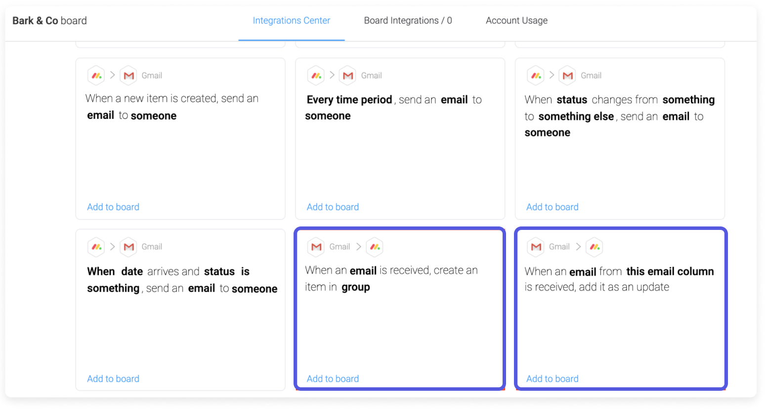 Gmail Integration – Support