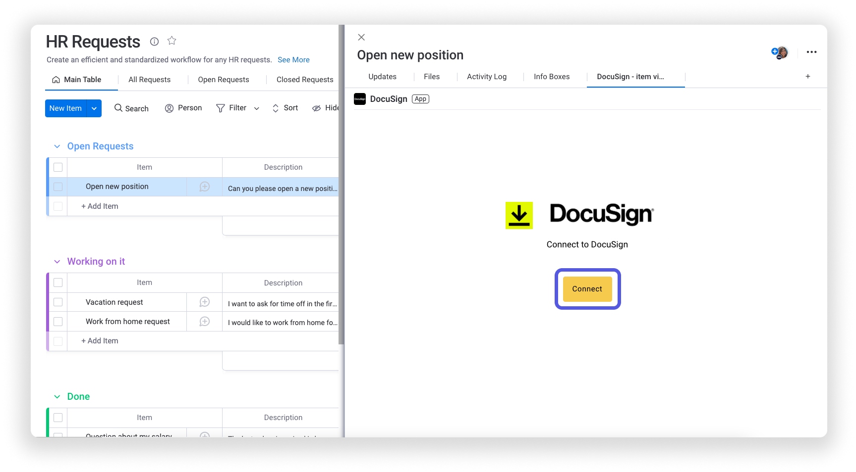 DocuSign app – Support