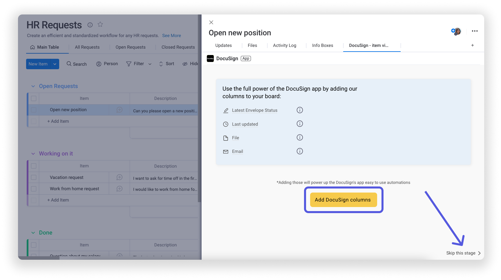 DocuSign app – Support
